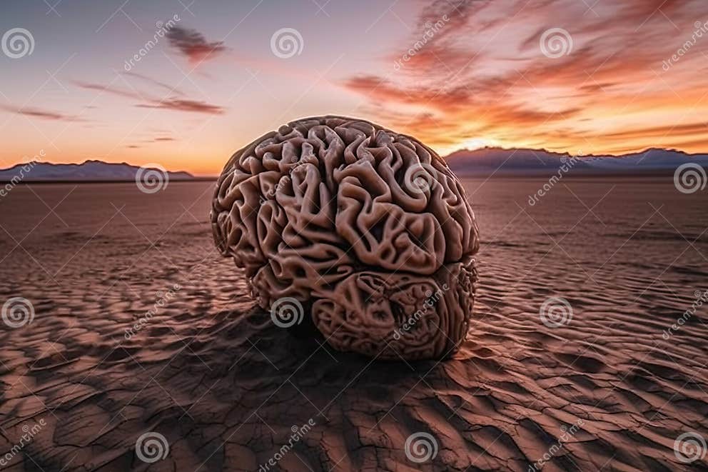 Psychological Concept, Hungry Brain Stock Illustration - Illustration ...