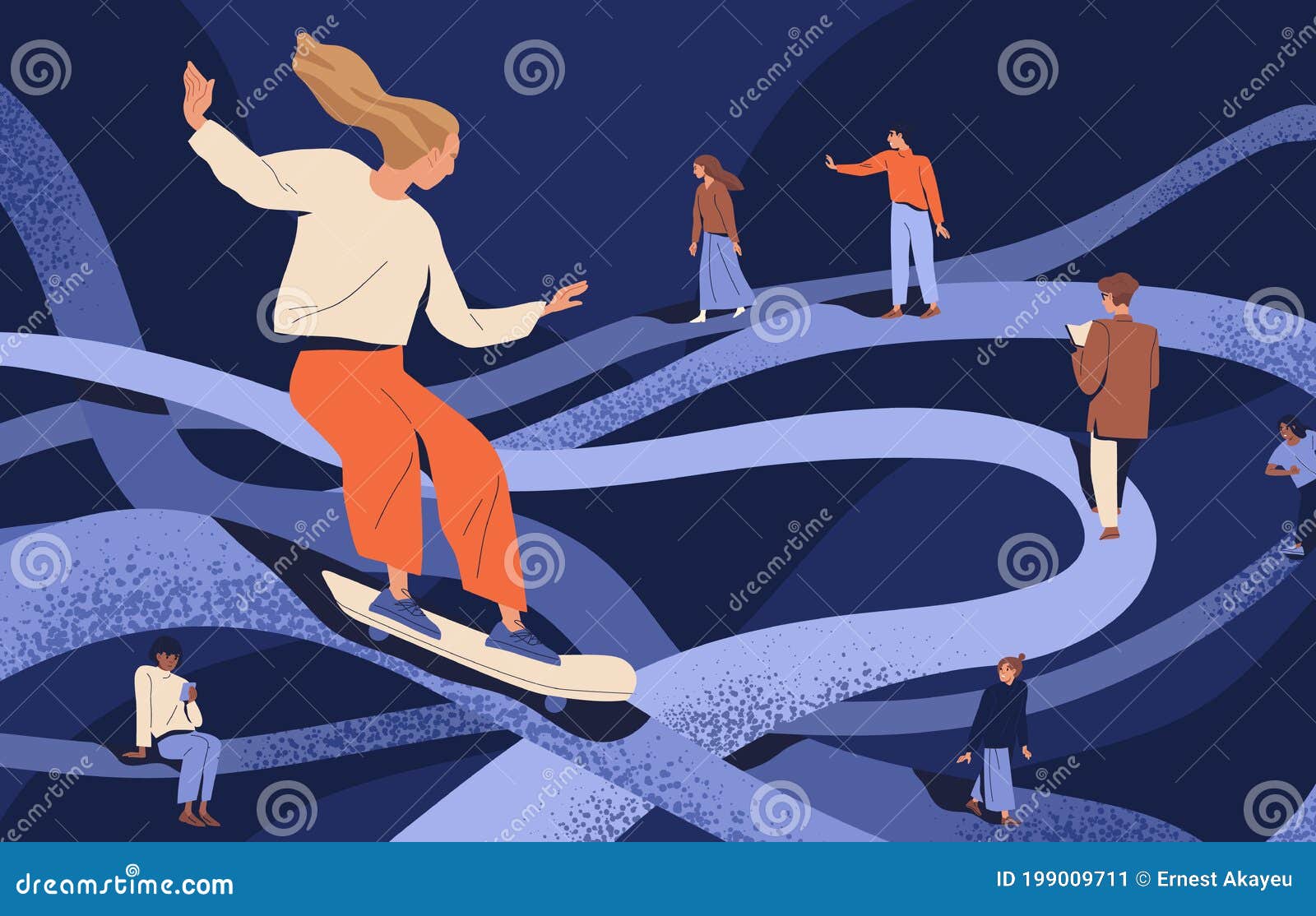 Psychological Concept of Important Key Points in Memory or Searching ...