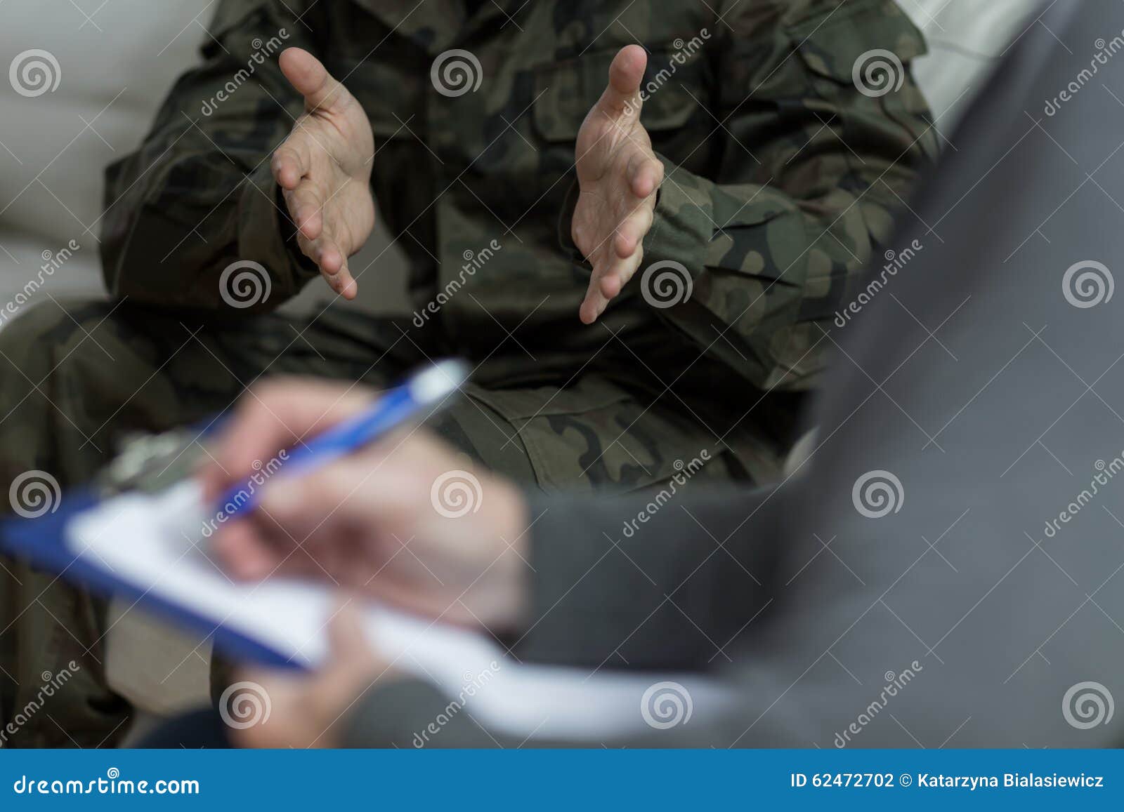 Psychologist Analyzing Patient Behaviour Stock Photo - Image of ...