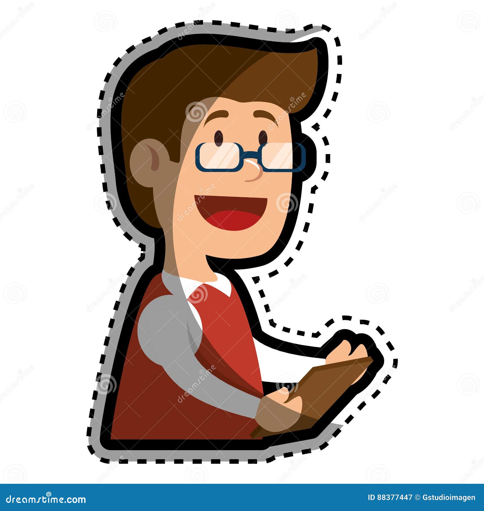 Psychologist Avatar Character Icon Stock Vector - Illustration of young ...