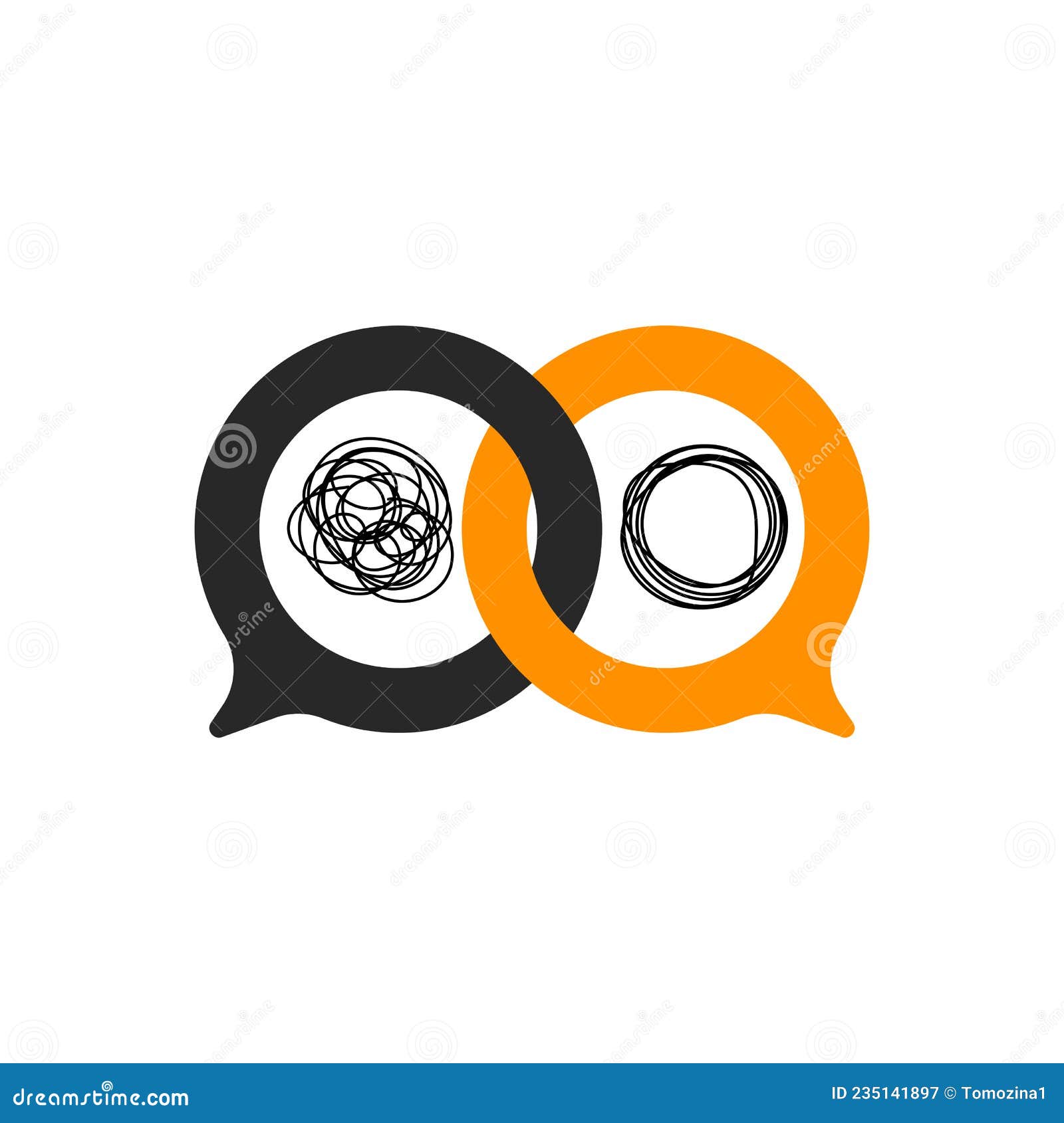 Psychologist Logo, Therapy Concept Stock Vector - Illustration of ball ...