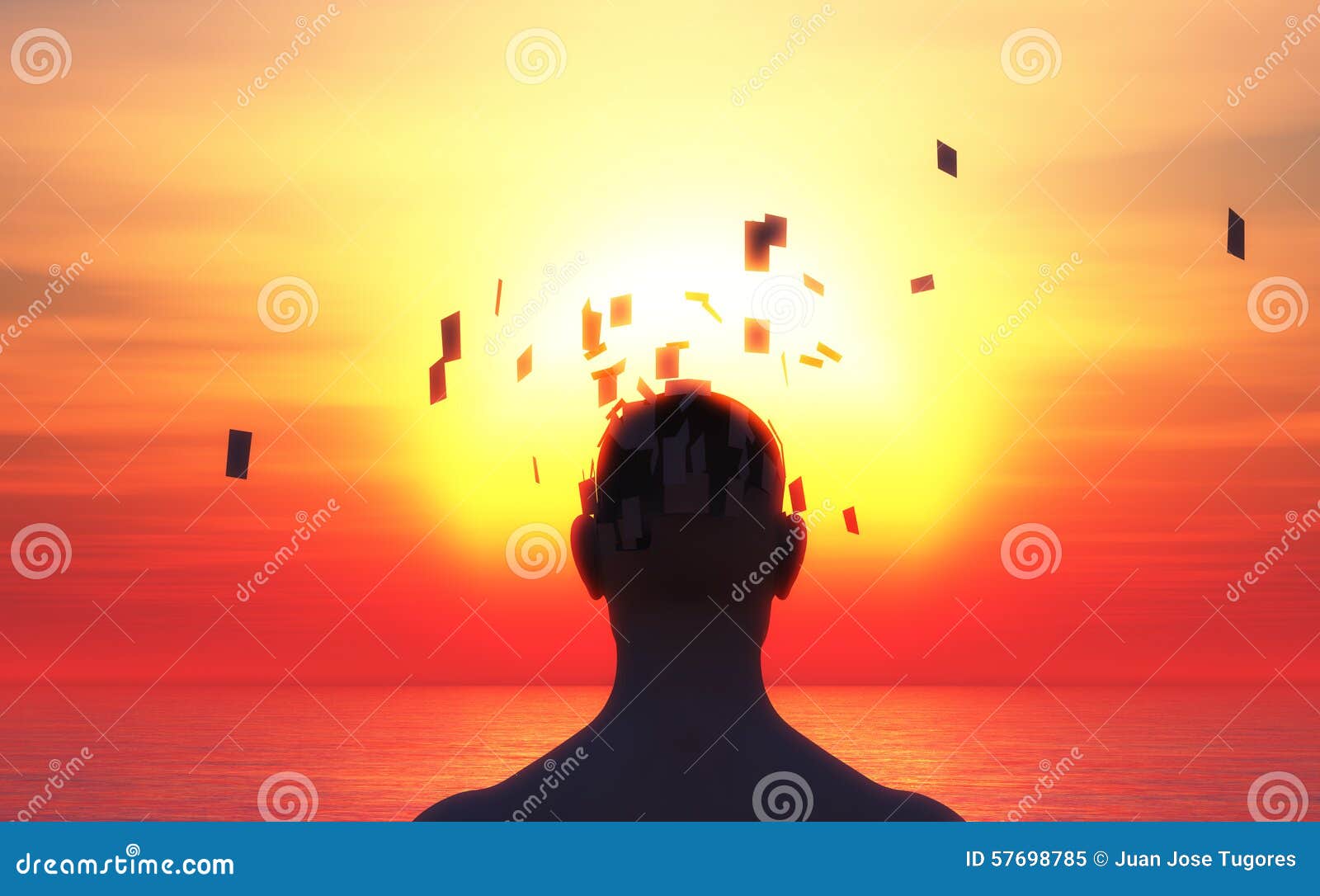 Psychology concept stock illustration. Illustration of black - 57698785