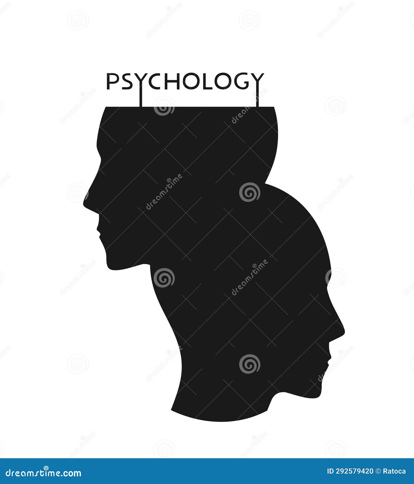 Psychology face icon stock vector. Illustration of psychotherapy ...