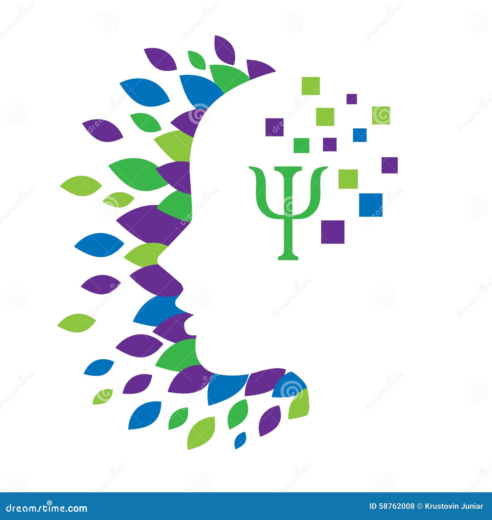 Psychology and Mental Health Logo Concept Stock Vector - Illustration ... Psychology and Mental Health Logo Concept Stock Vector - Illustration ...