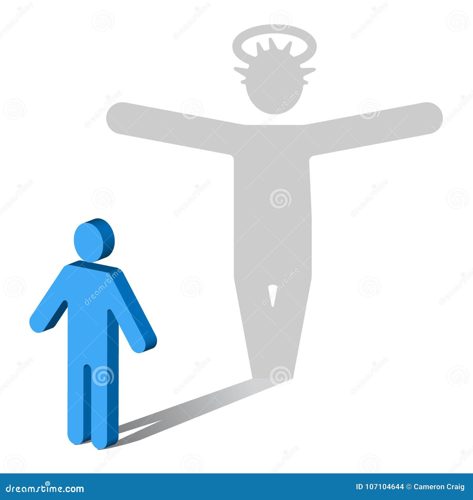 Psychology-Messiah Complex-Male Stock Vector - Illustration of health ...