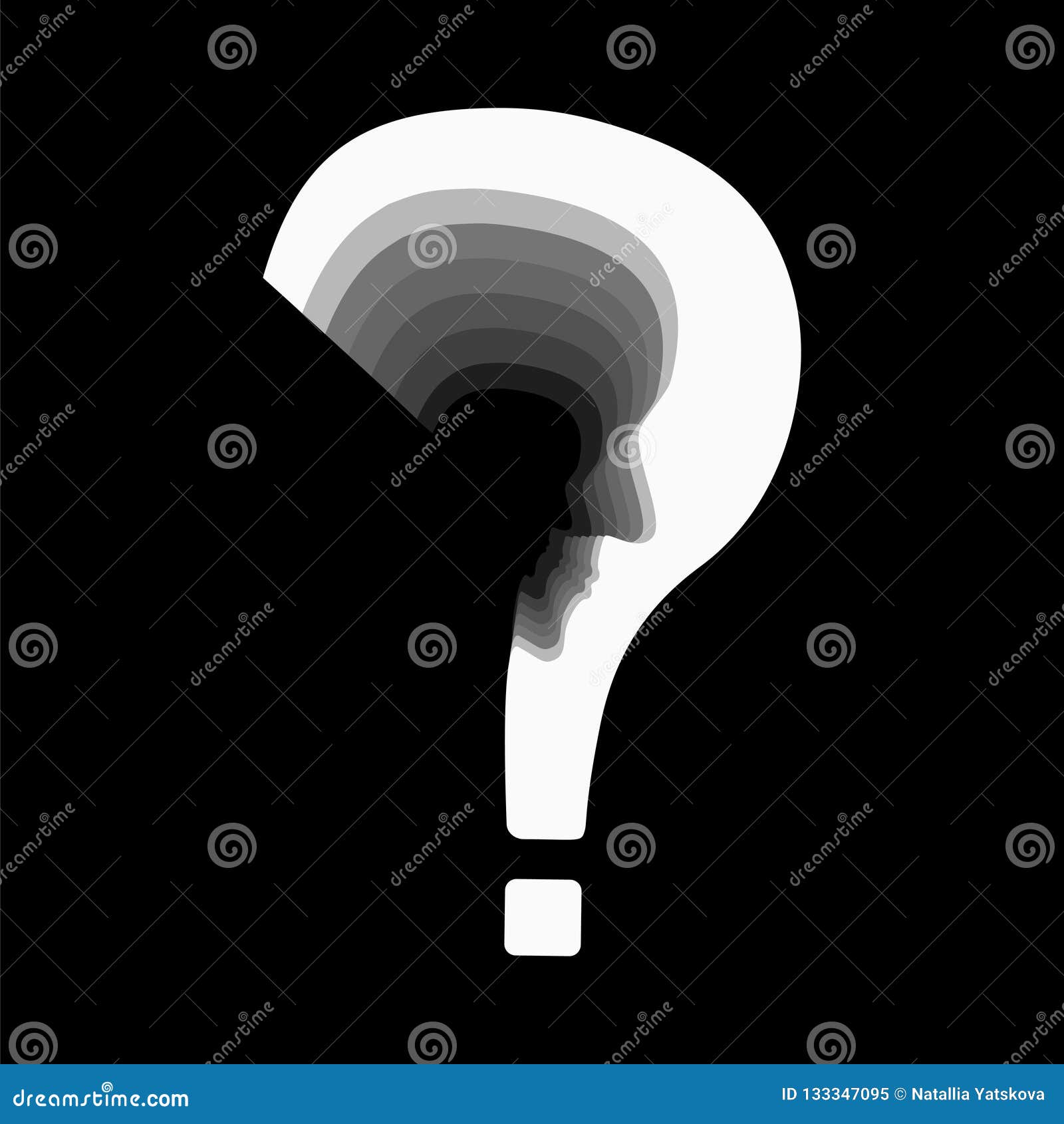 Man With Psychology Problem. Depressed, Sad, Anxiety, Human. Solitude ...