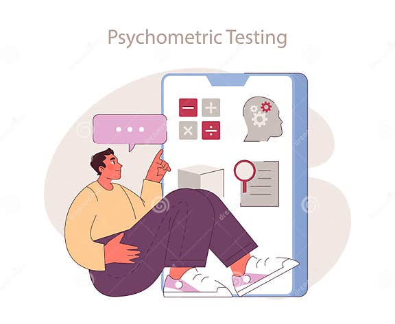 Psychometric Testing Concept. Stock Vector - Illustration of assessment ...