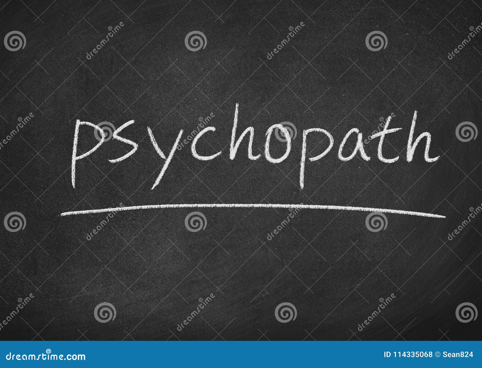 Psychopath foto de archivo. Imagen de pizarra, extracto - 114335068