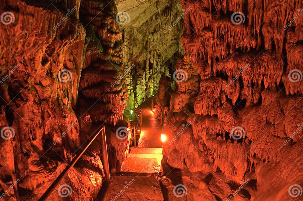 Psychro Cave. Crete, Greece. Stock Photo - Image of psychro, mountain ...