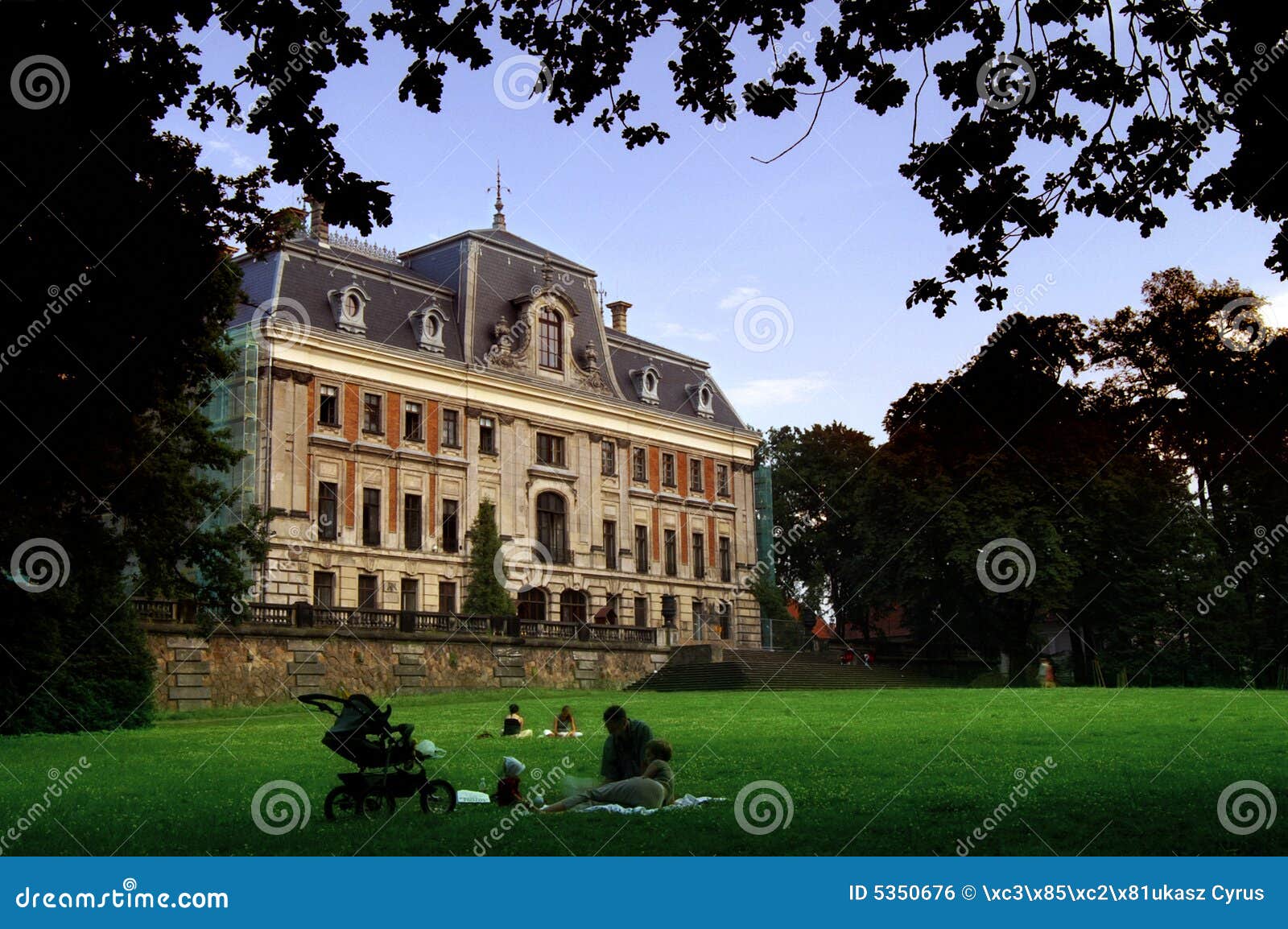 Pszczyna Castle Poland stock photo. Image of european - 5350676