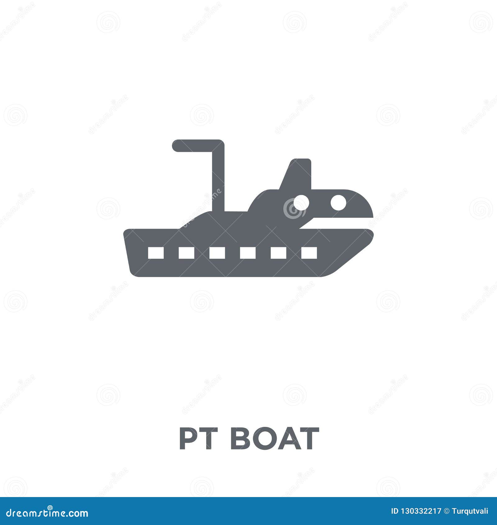 PT Boat Icon from Transportation Collection. Stock Vector ...
