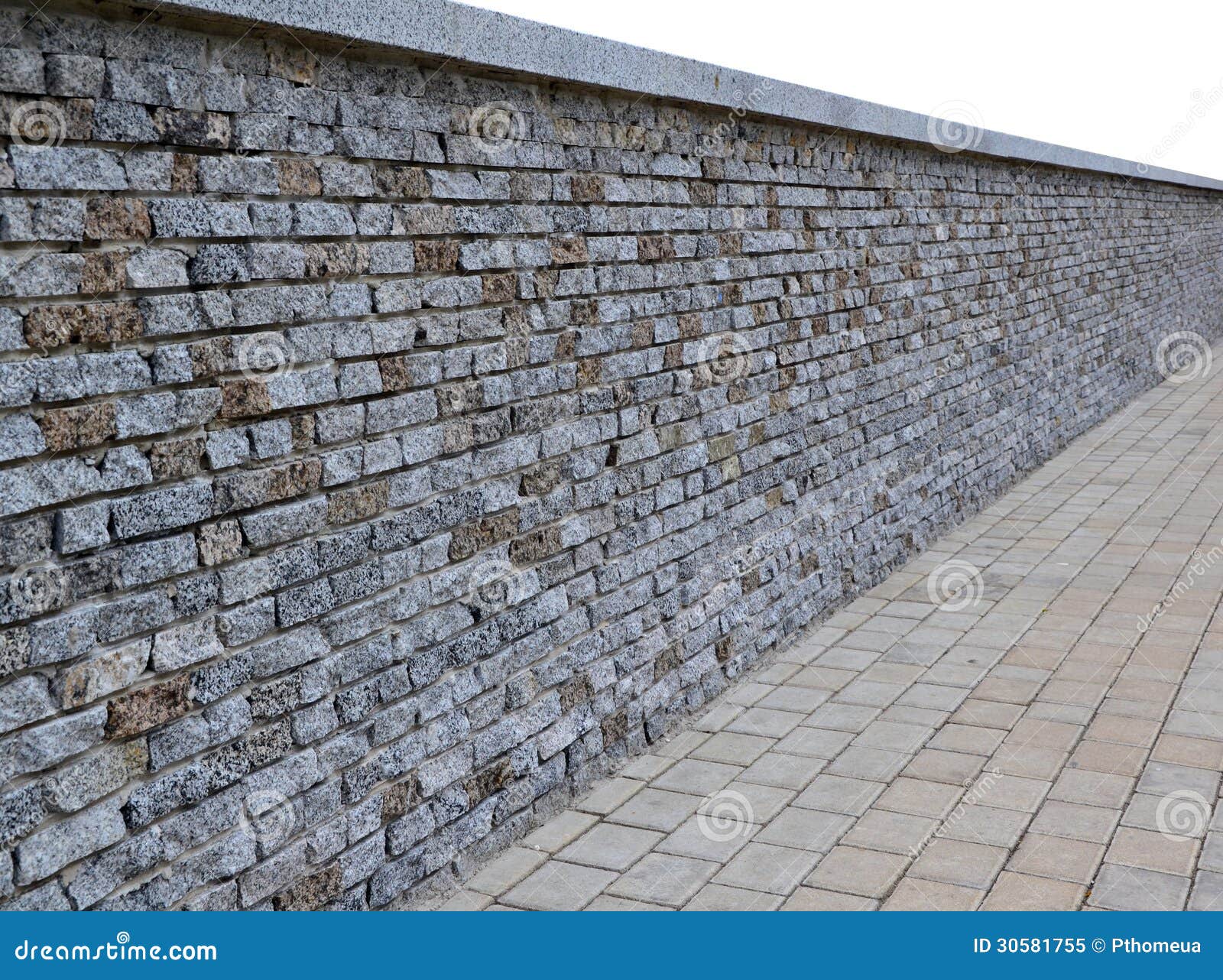 Paving Tiles On A Sidewalk With Underground Water Drainage Culvert ...
