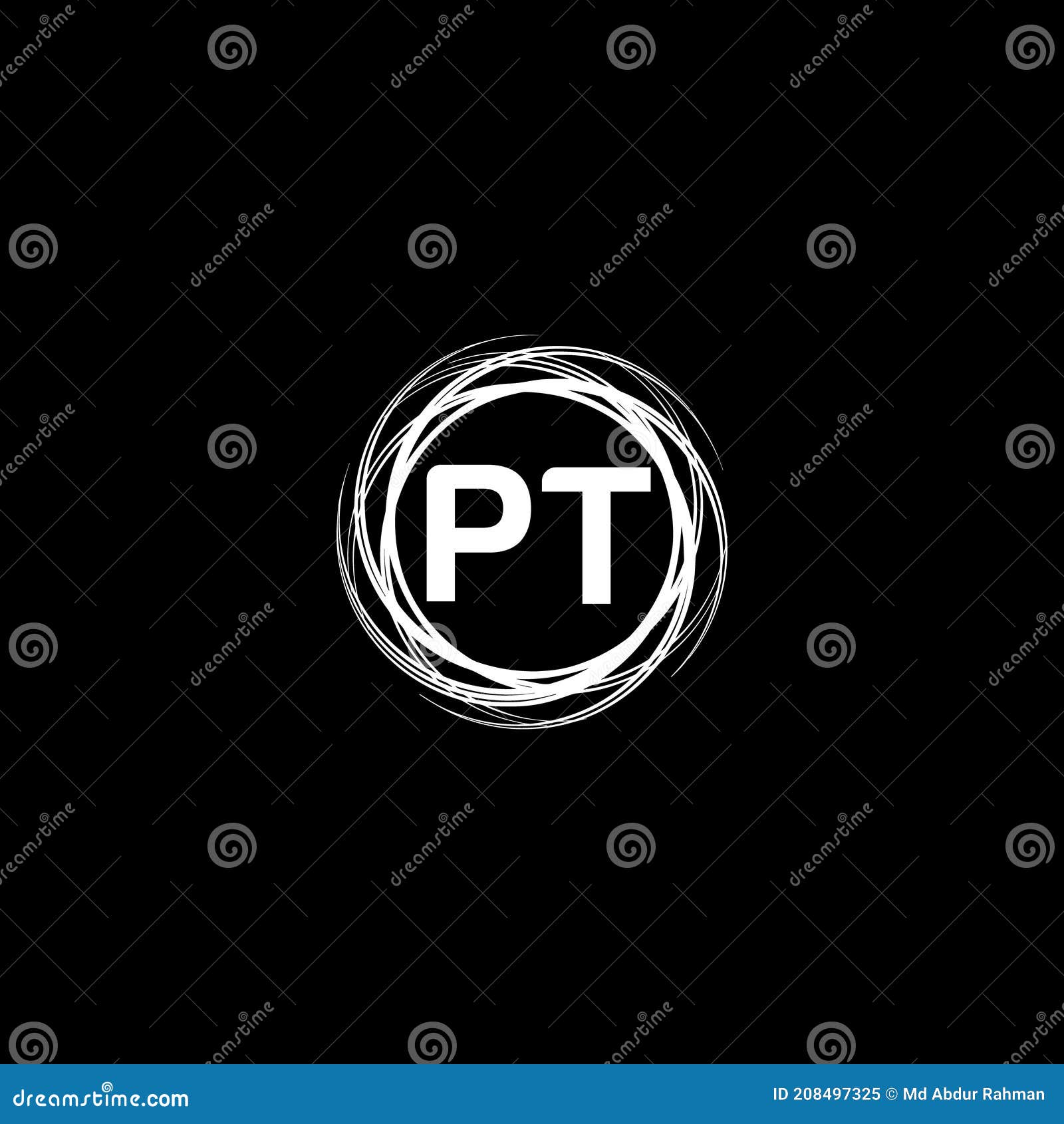Pt LOGO Pt ICON Pt VECTOR Pt LETTER Pt Circle Unique Abstract Geometric ...