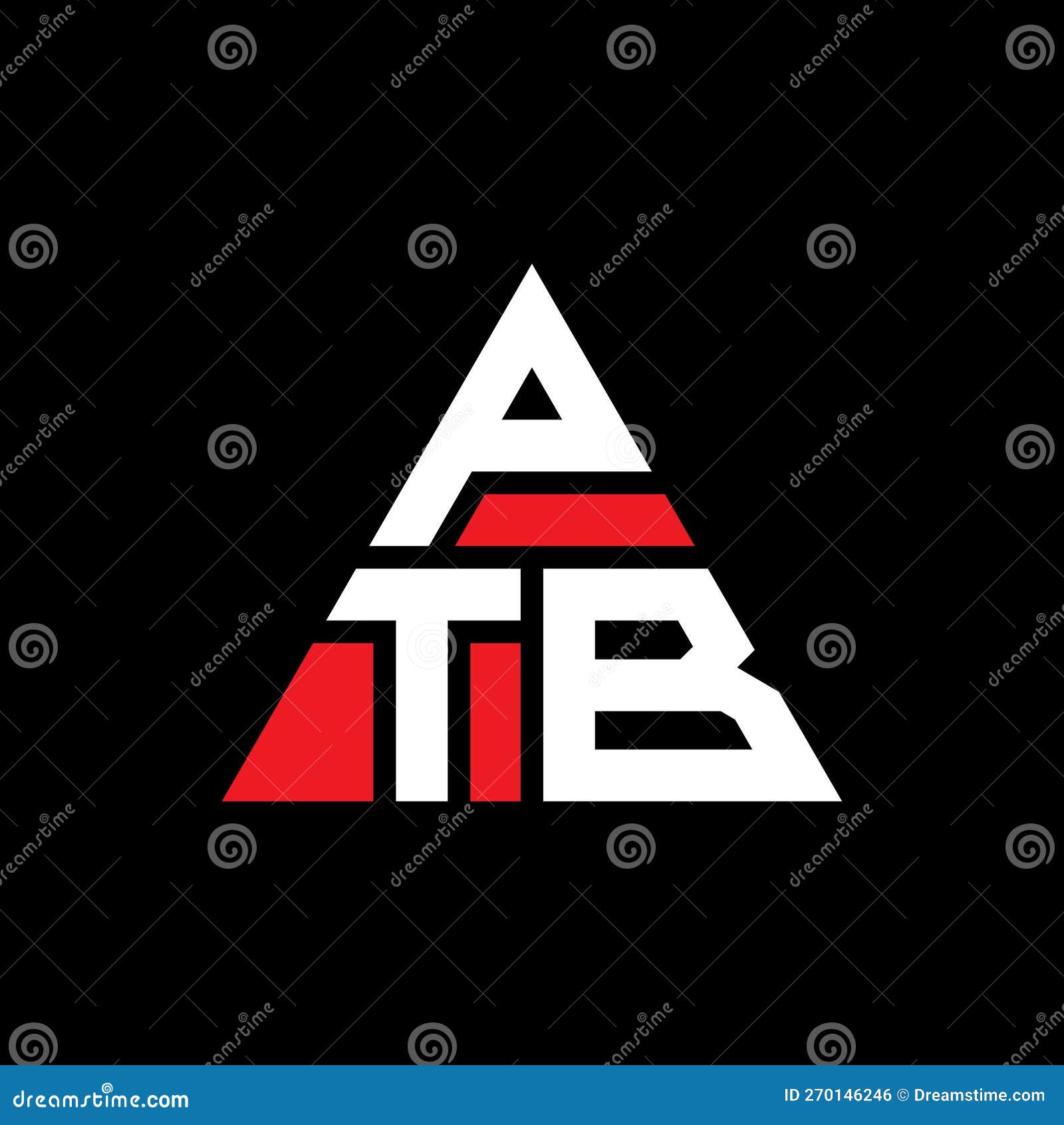 PTB Triangle Letter Logo Design with Triangle Shape. PTB Triangle Logo ...