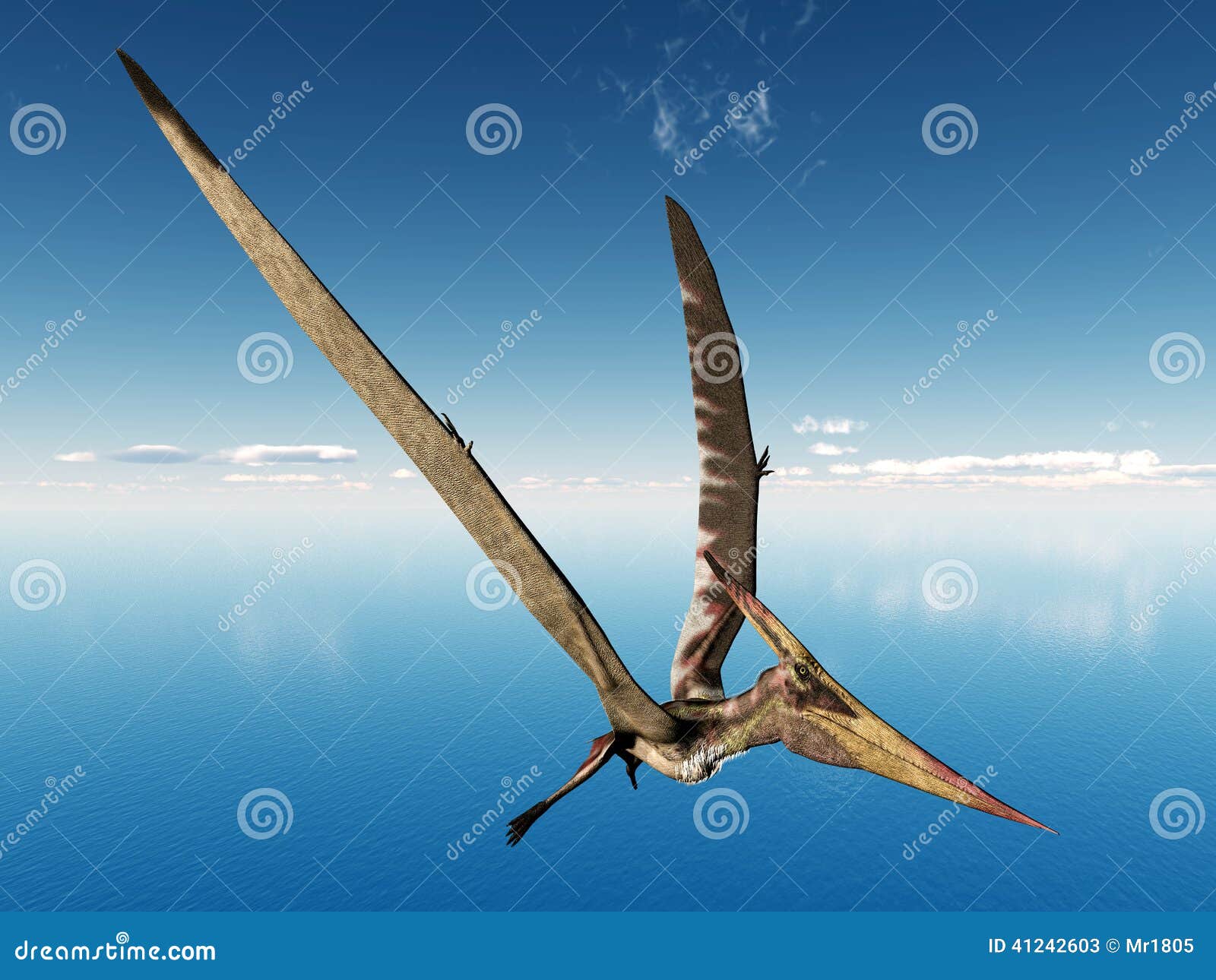 Pterosaur Pteranodon Royalty-Free Illustration | CartoonDealer.com ...