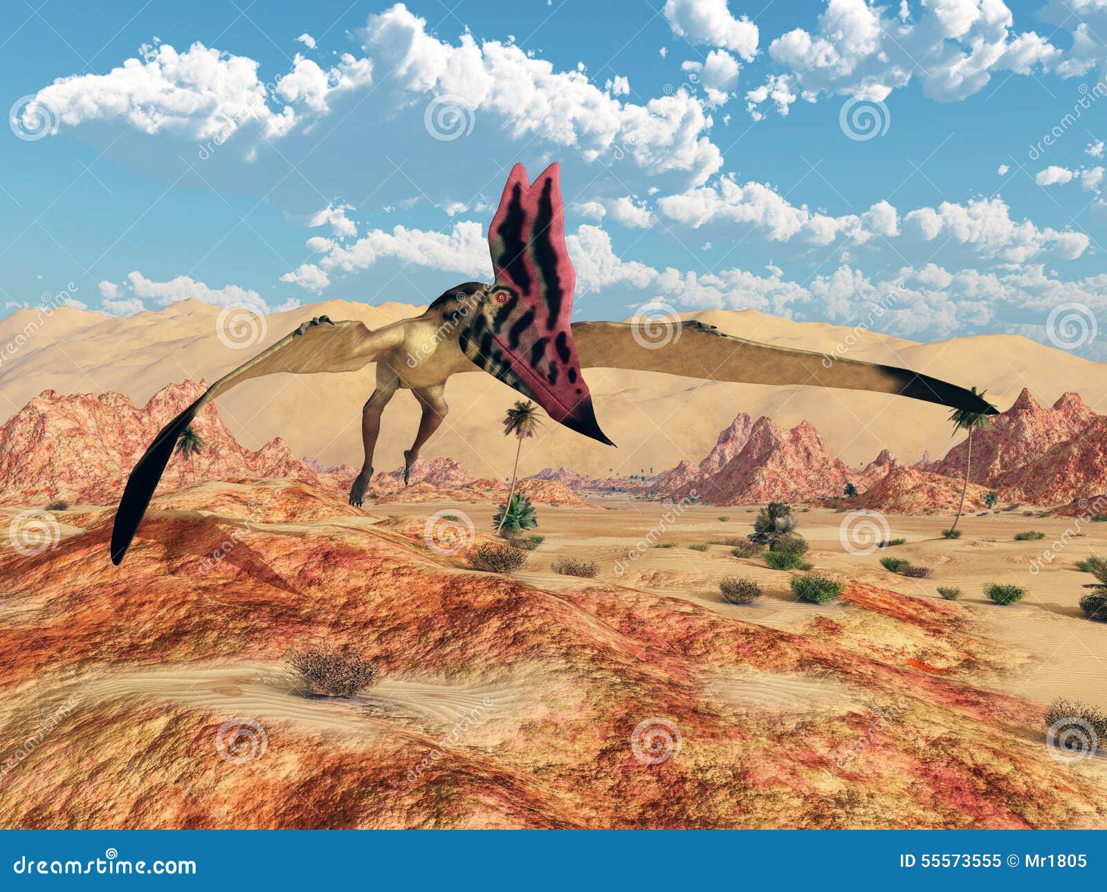 Thalassodromeus Pterosaur Profile Royalty-Free Stock Image ...