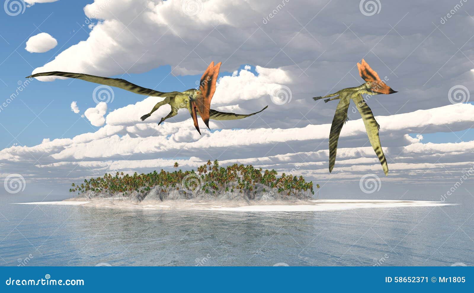 Thalassodromeus Pterosaur Profile Royalty-Free Stock Image ...