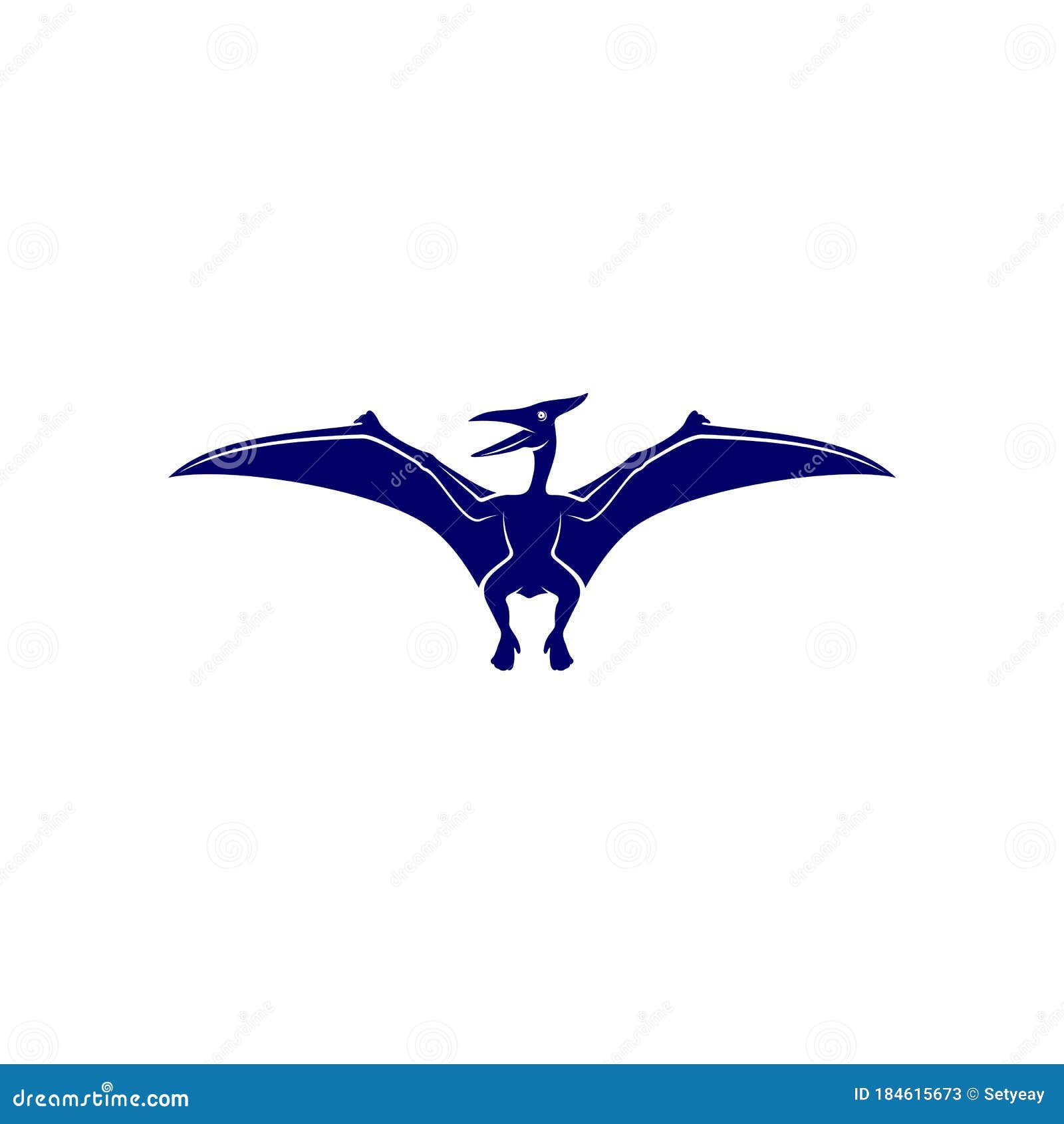 Pterosaurs Logo Design Vector. Icon Symbol Stock Illustration ...