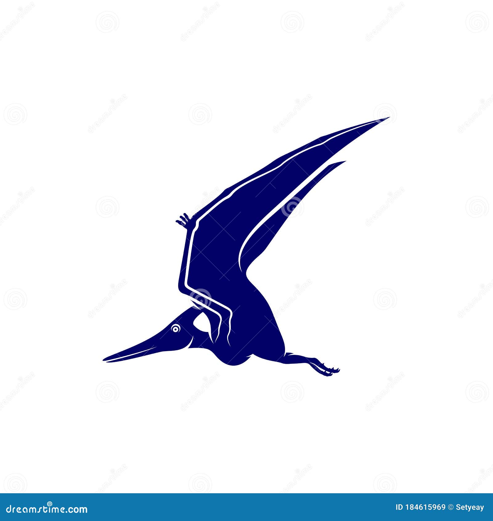 Pterosaurs Logo Design Vector. Icon Symbol. Template Illustration Stock ...