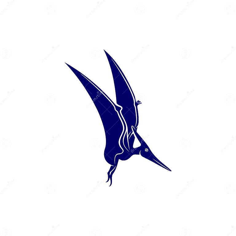 Pterosaurs Logo Design Vector. Icon Symbol Stock Illustration ...