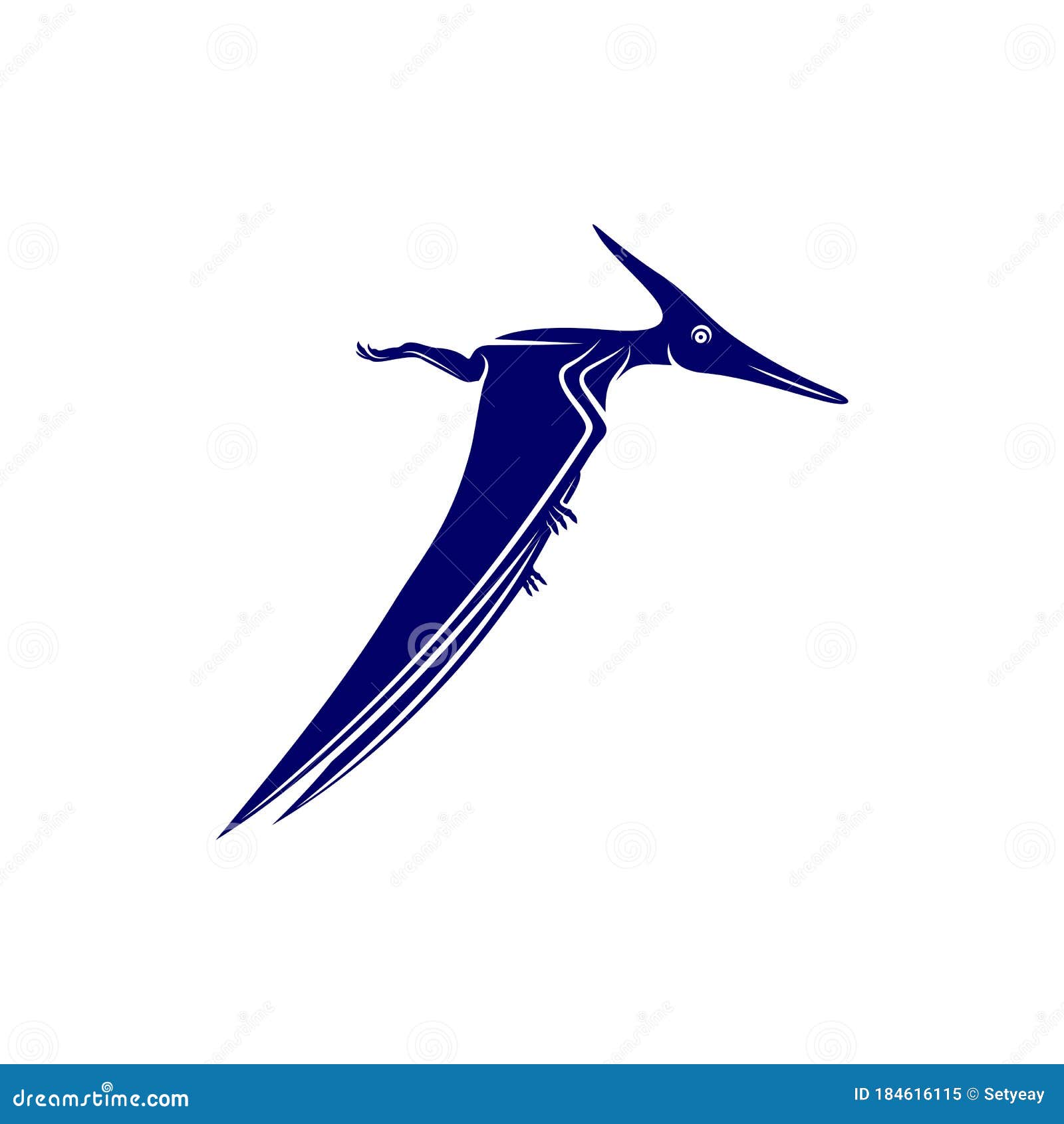 Pterosaurs Logo Design Vector. Icon Symbol Stock Illustration ...