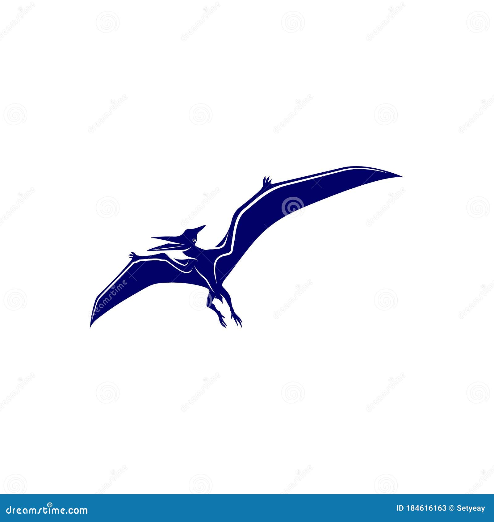 Pterosaurs Logo Design Vector. Icon Symbol. Template Illustration Stock ...