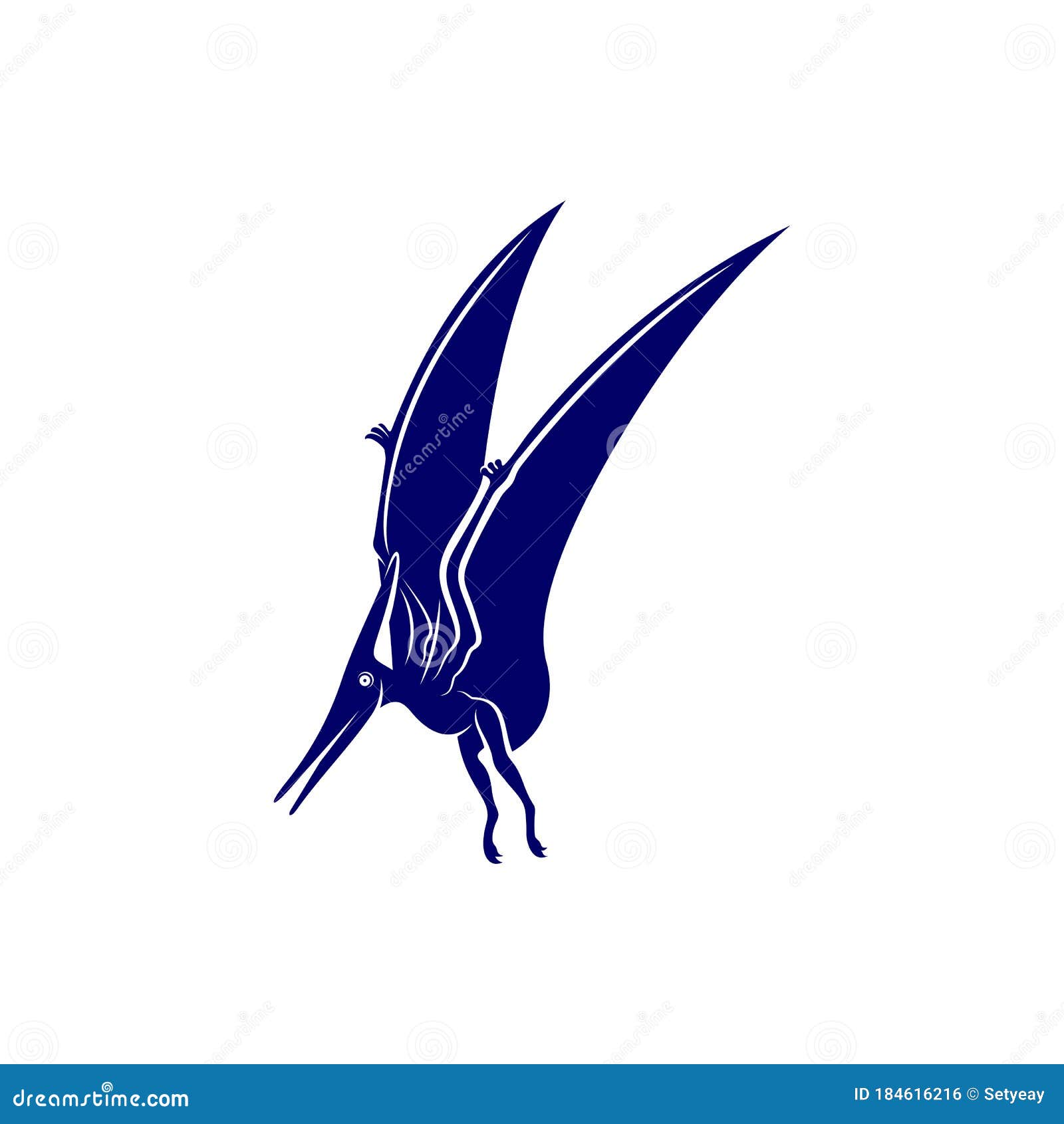 Pterosaurs Logo Design Vector. Icon Symbol Stock Illustration ...