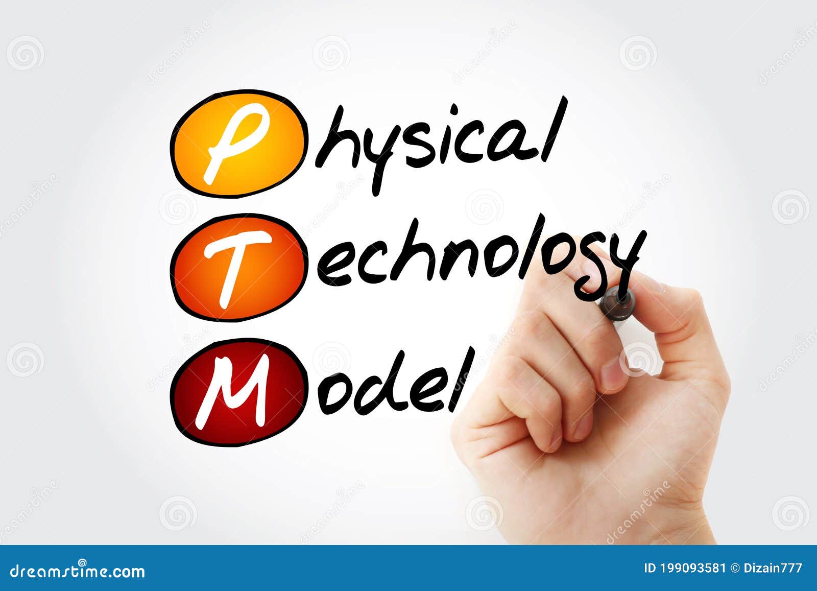 PTM - Physical Technology Model, Acronym Stock Image - Image of link ...