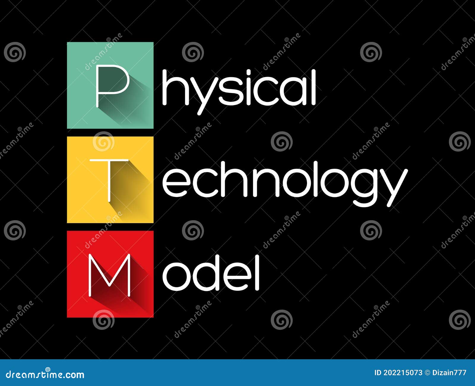 PTM - Physical Technology Model Acronym Stock Illustration ...