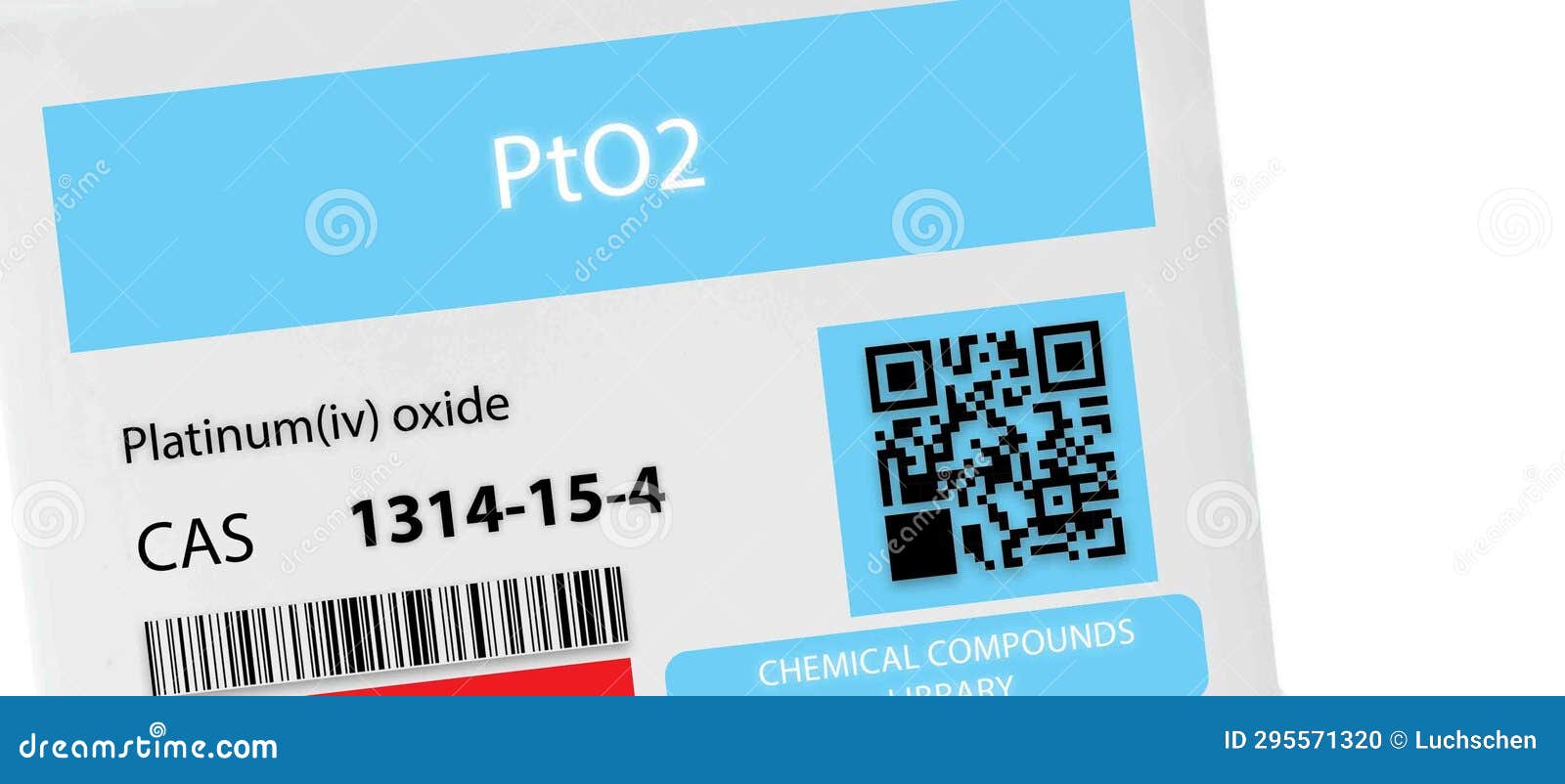 PtO2 - Platinum(IV) oxide stock photo. Image of chemical - 295571320
