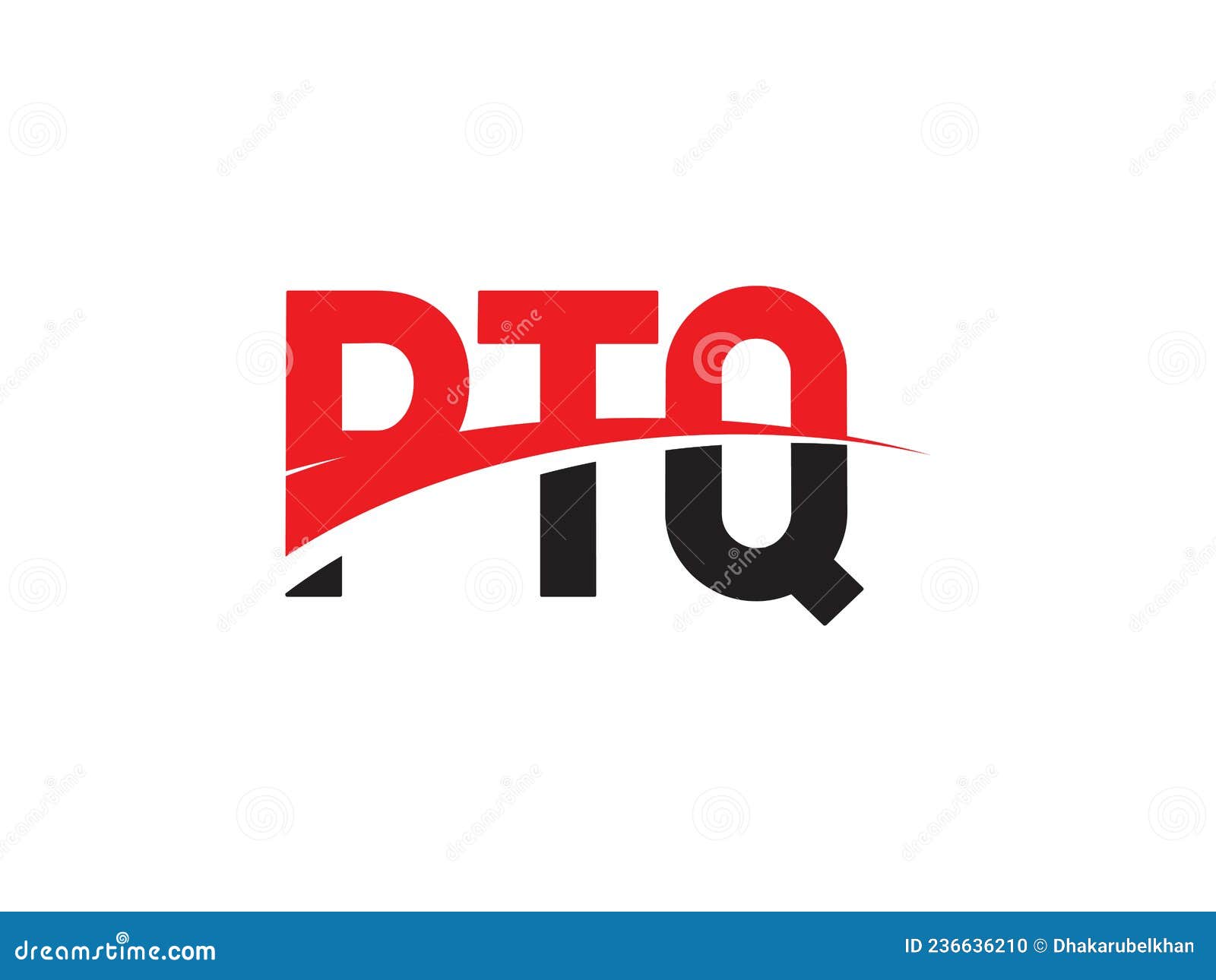 PTQ Letter Initial Logo Design Vector Illustration Stock Vector ...