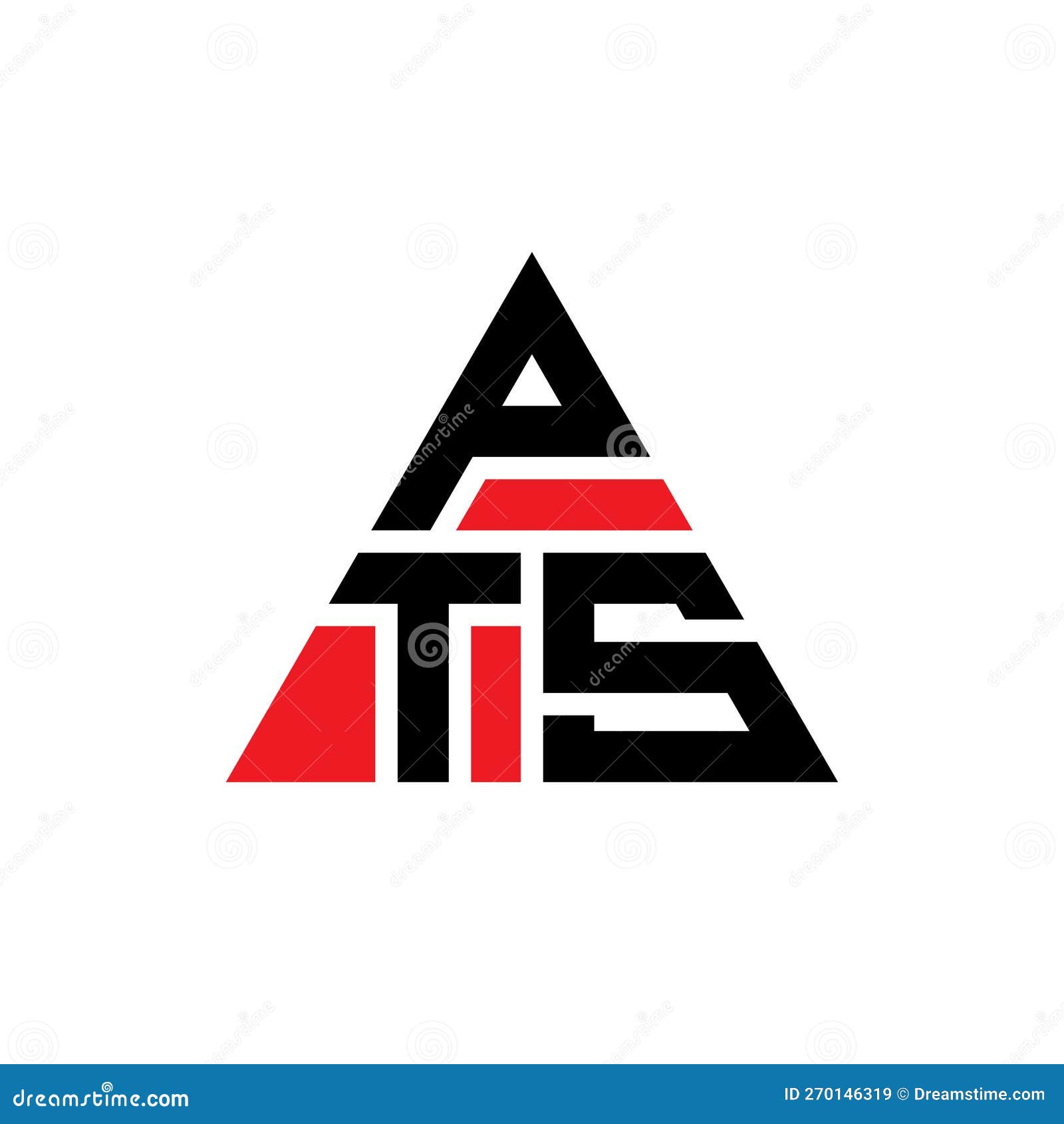PTS Triangle Letter Logo Design with Triangle Shape. PTS Triangle Logo ...