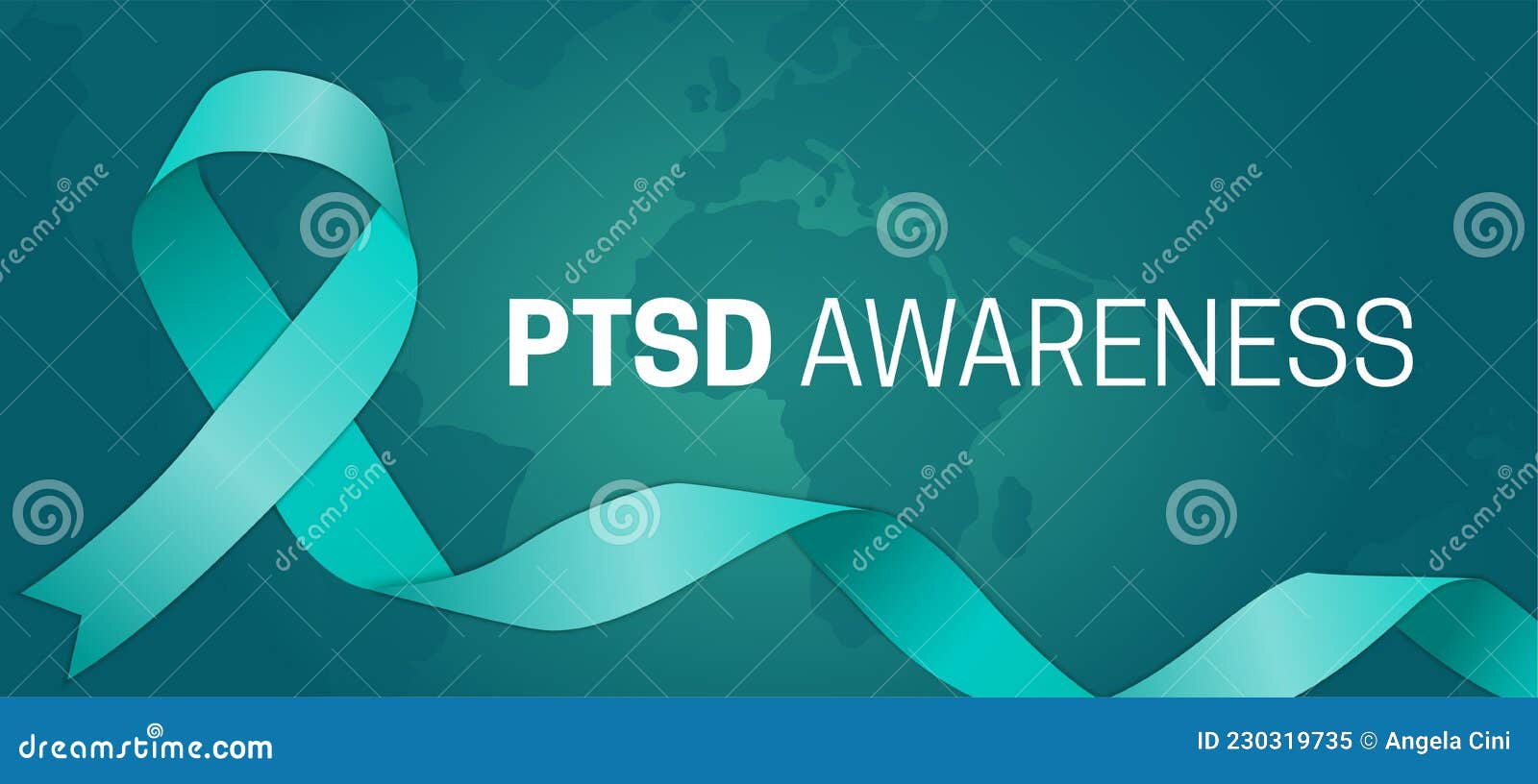 PTSD Awareness Background Illustration Stock Vector - Illustration of ...