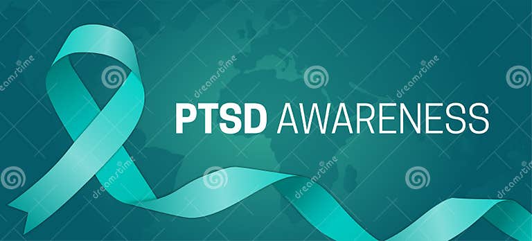 PTSD Awareness Background Illustration Stock Vector - Illustration of ...