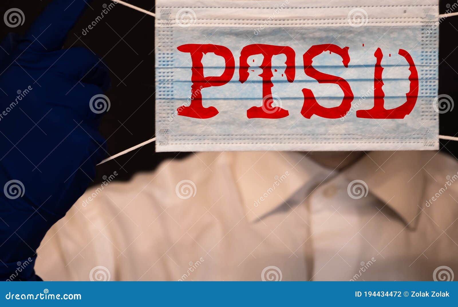 PTSD - Posttraumatic Stress Disorder Acronym, Medical Concept ...