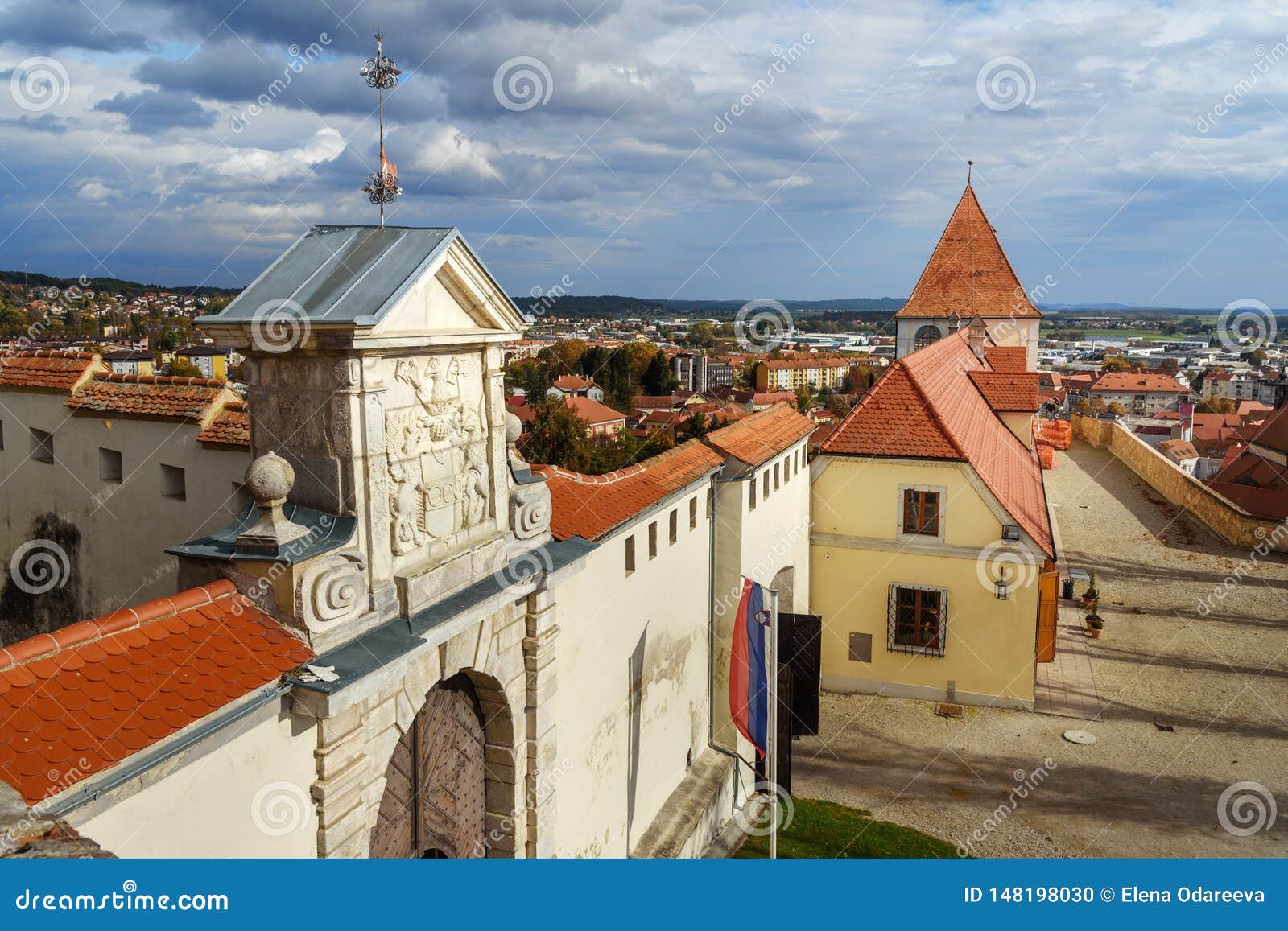 Ptuj Castle or Ptujski Grad. Slovenia Stock Photo - Image of slovenia ...