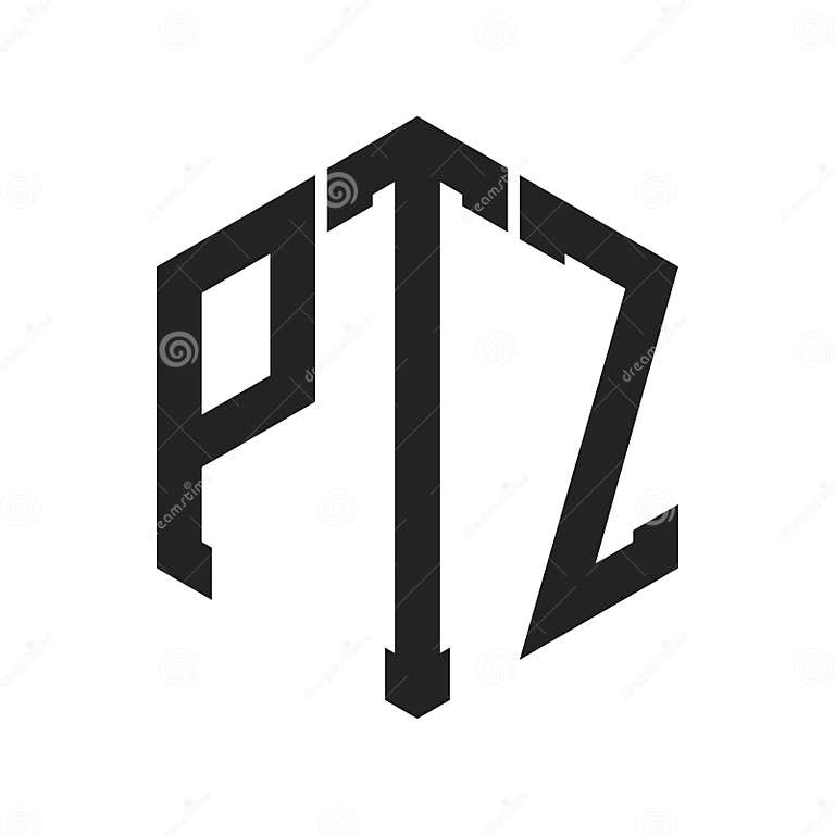 PTZ Logo Design. Initial Letter PTZ Monogram Logo Using Hexagon Shape ...