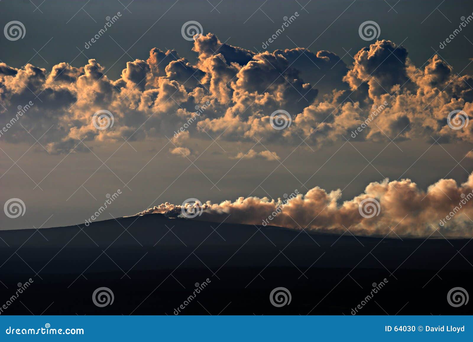 Pu`u `O`o volcano stock photo. Image of eruption, hawaii - 64030