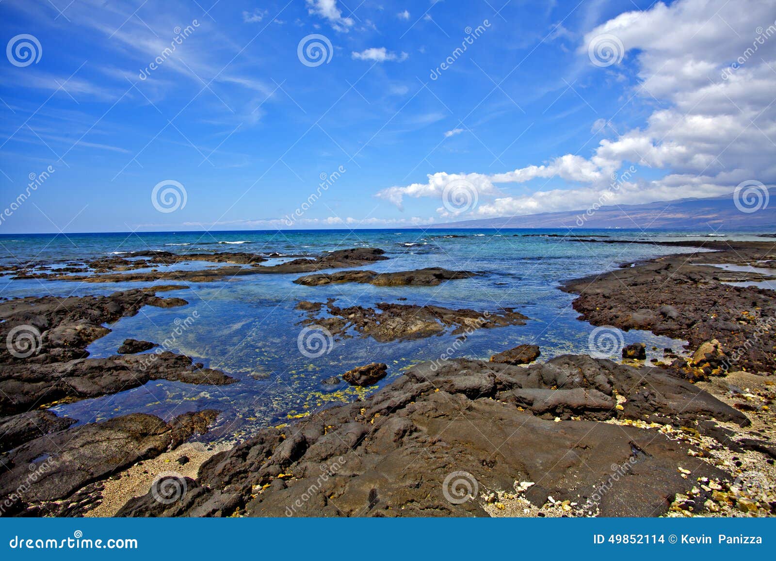 Puako Ocean Scene stock photo. Image of blue, islands - 49852114