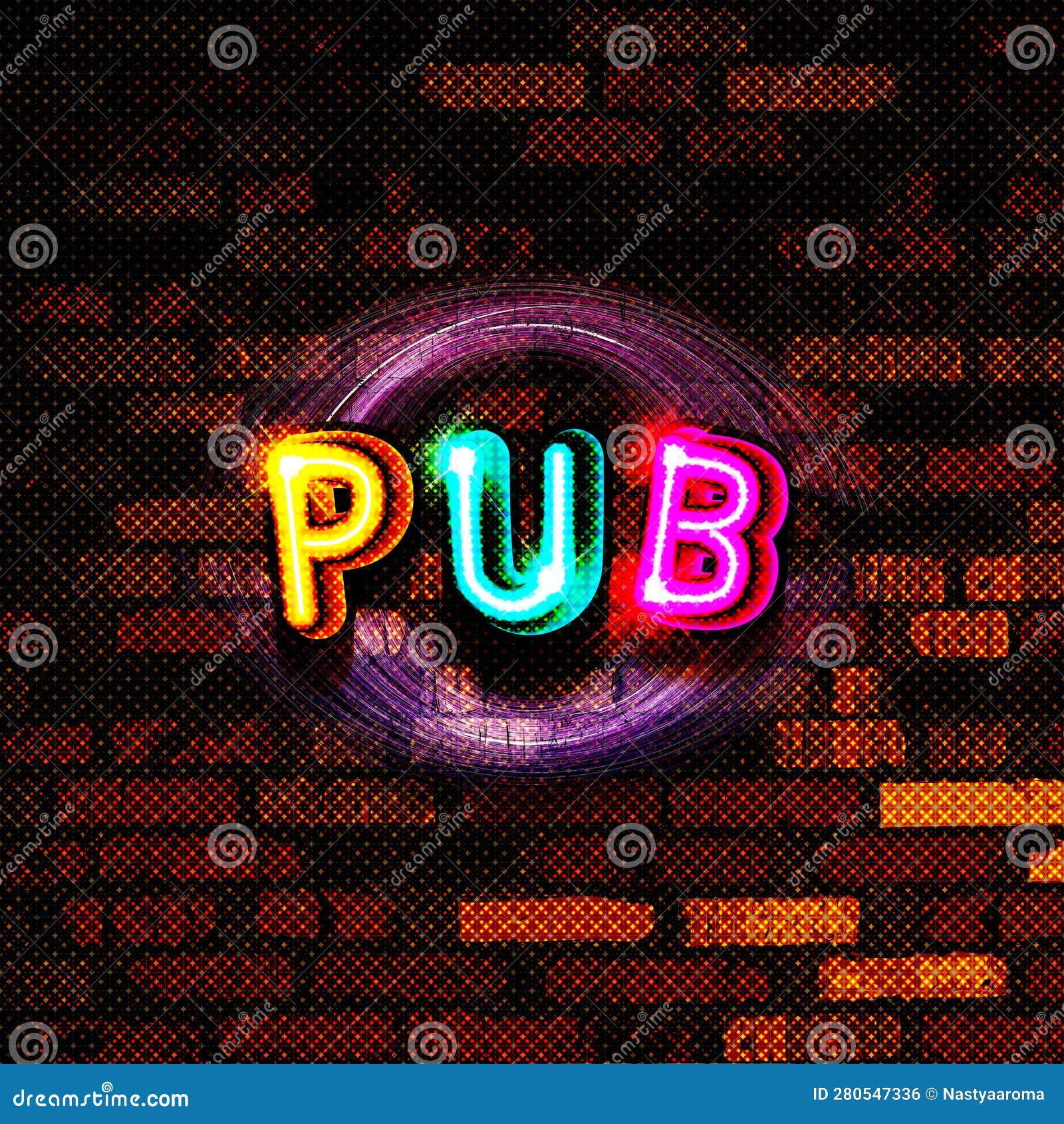 Pub Quiz Neon Signs stock vector. Illustration of answer - 280547336