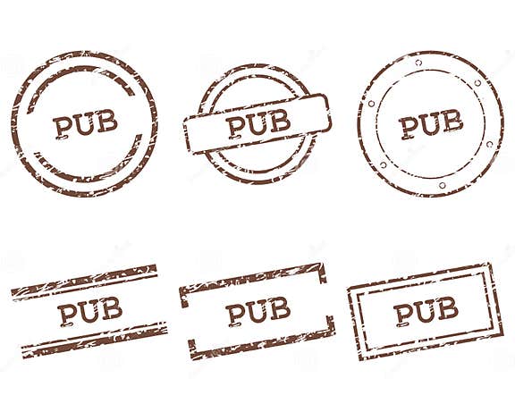 Pub stamps stock vector. Illustration of sign, graphic - 200970090
