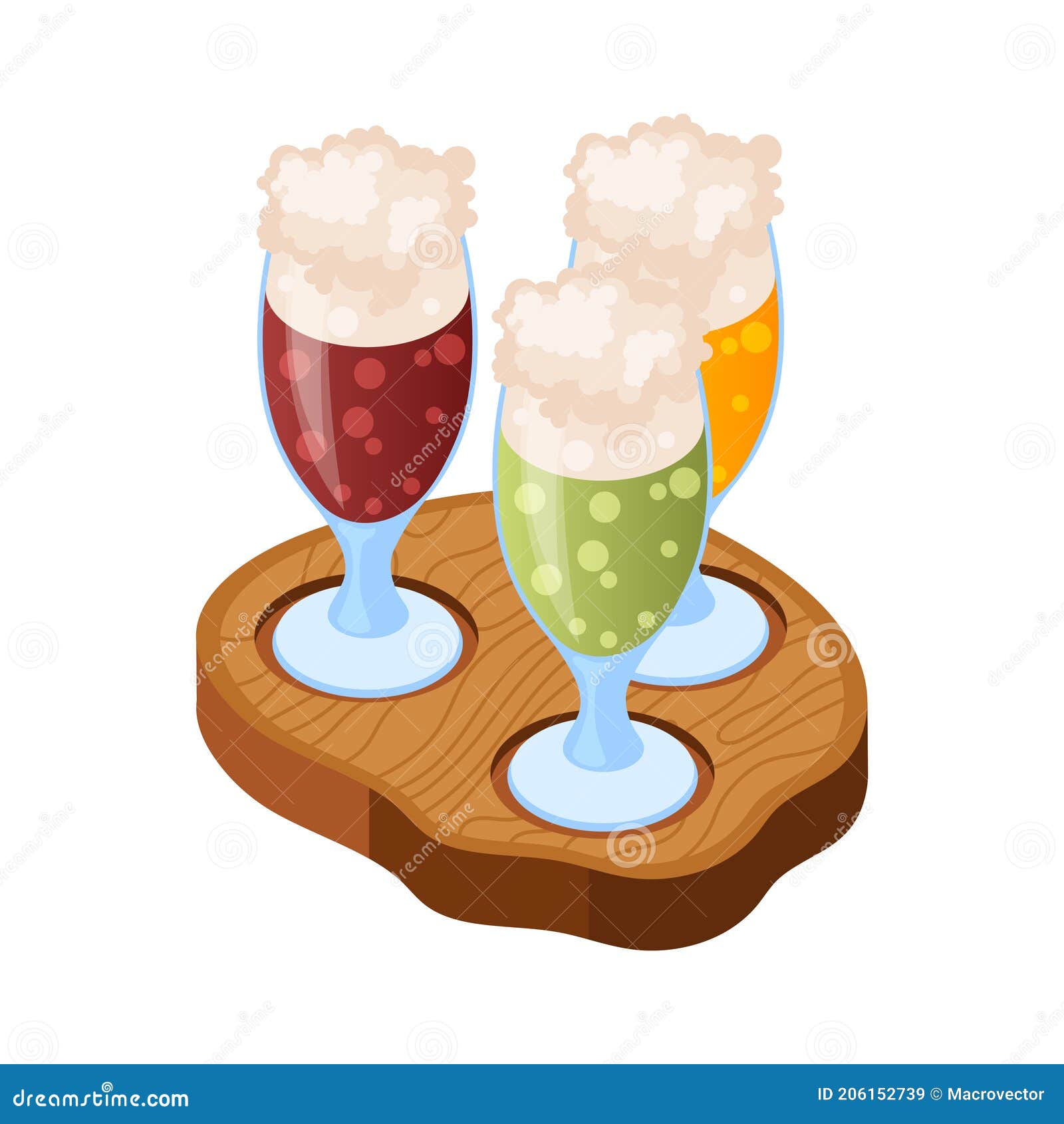Pub Vector Illustration stock vector. Illustration of isometric - 206152739