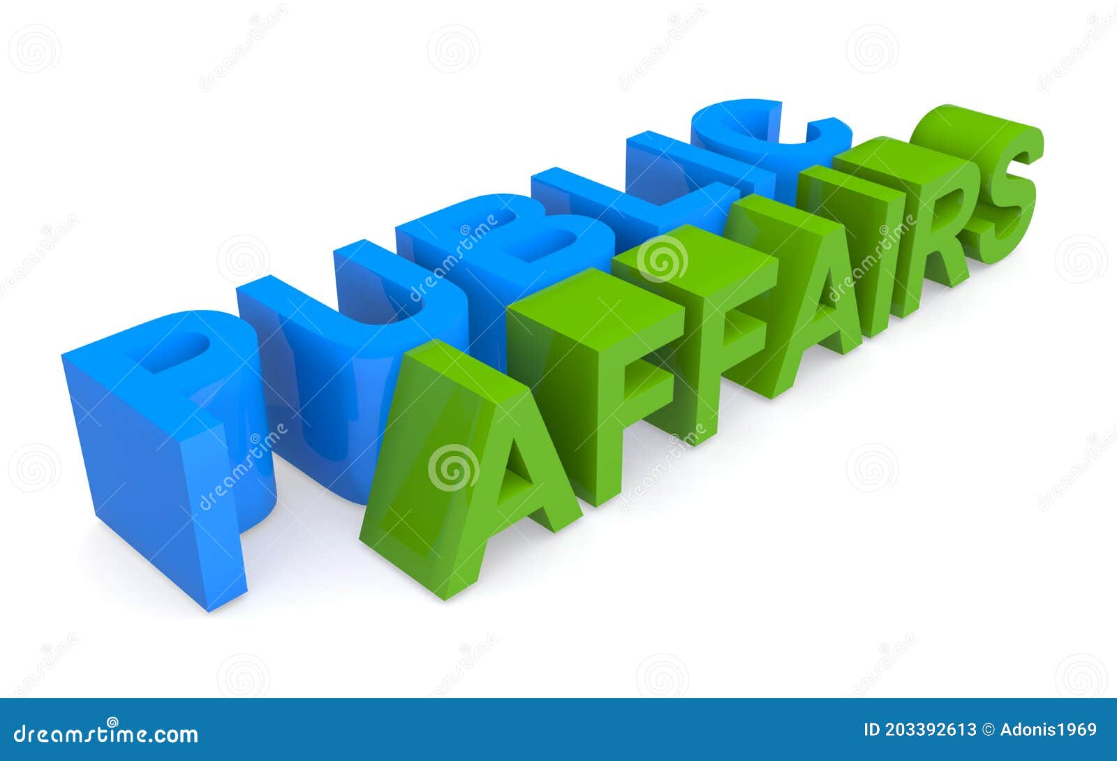 Public affairs on white stock illustration. Illustration of stamp ...