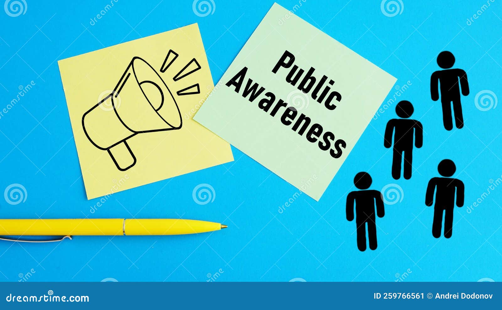 Public Awareness is Shown Using the Text Stock Image - Image of ...