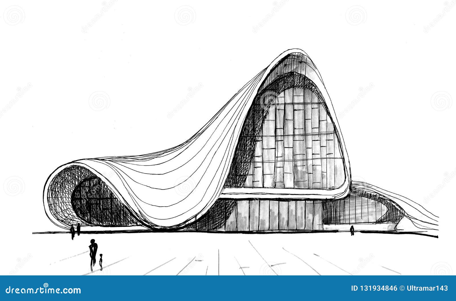 The Public Building of the Heydar Aliyev Cultural Center in Baku ... The Public Building of the Heydar Aliyev Cultural Center in Baku ...
