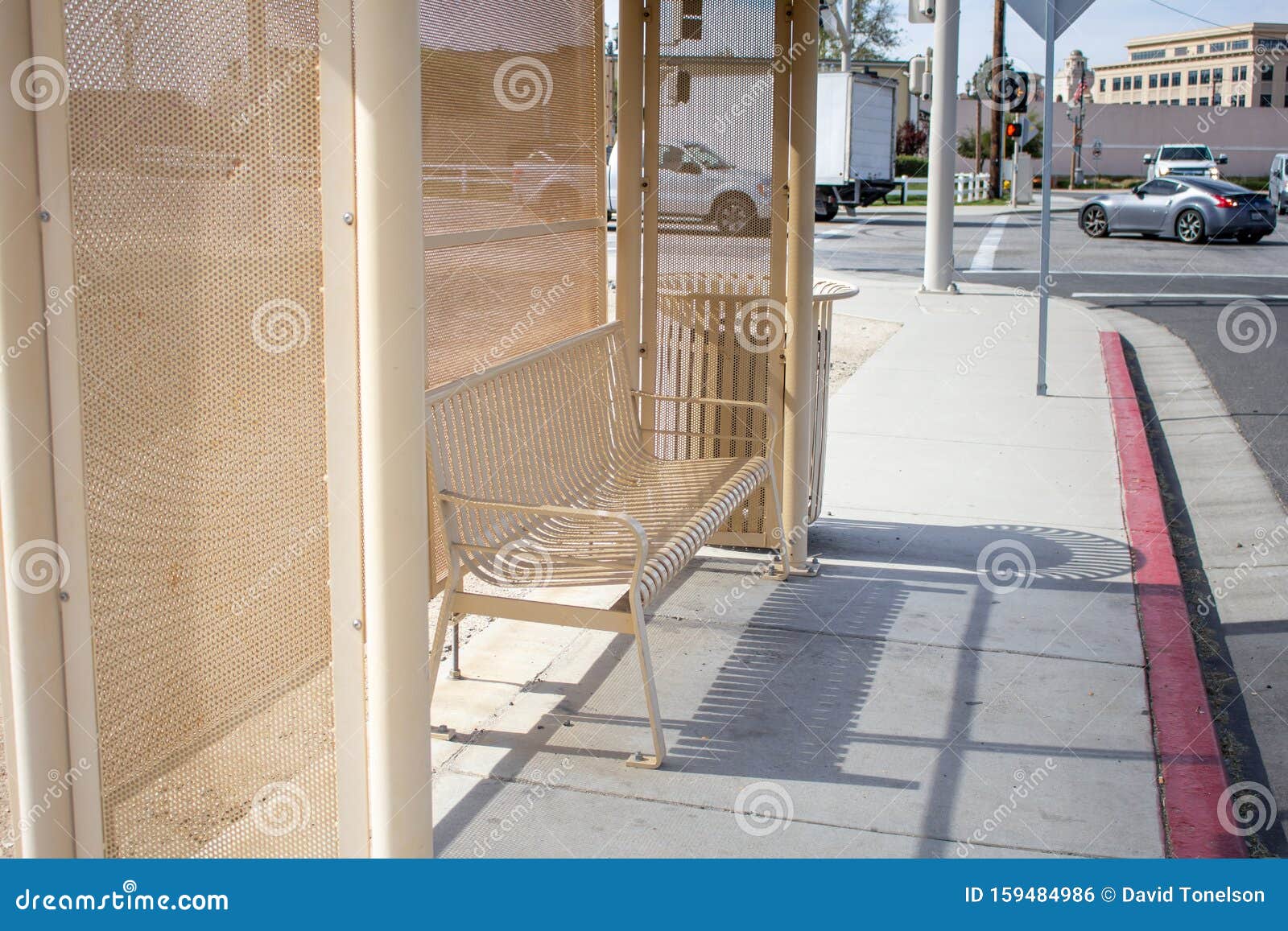 A public bus stop editorial photo. Image of curb, city - 159484986