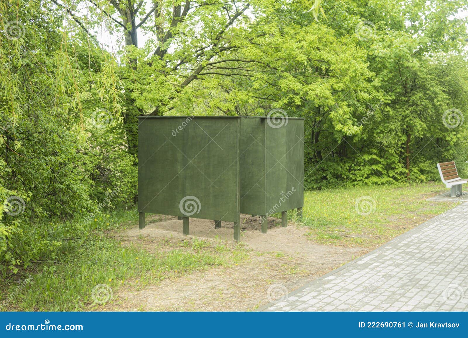 Public Changing Room, for Changing Clothes on the Beach Stock Image ...