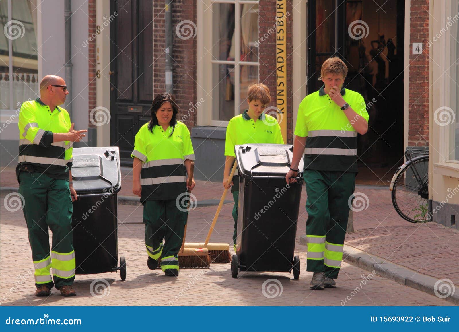 Public Cleaning Service at Work in the Street Editorial Photography ...