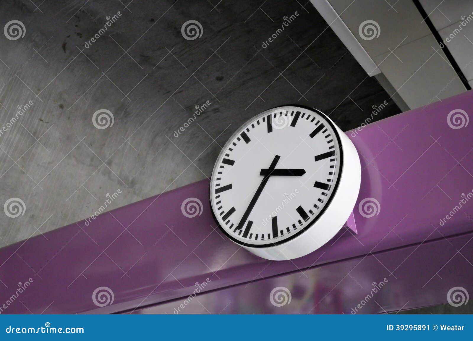 Public Clock- BTS Station in Bangkok Stock Image - Image of backgrounds ...