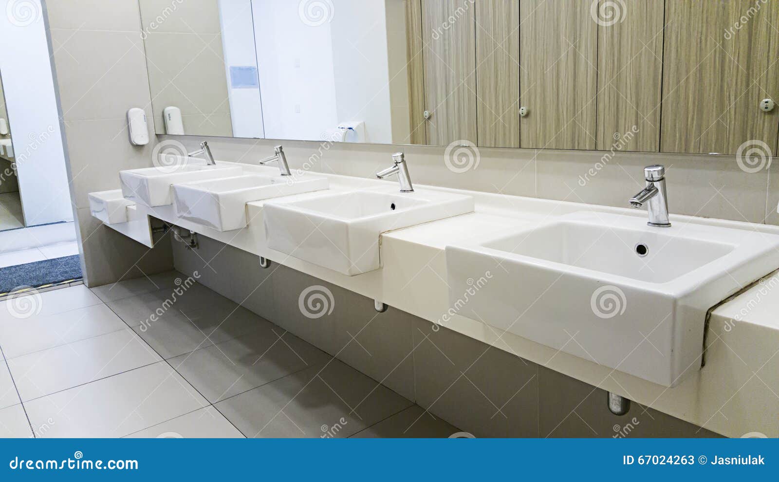 Public empty restroom stock image. Image of soap, drain - 67024263